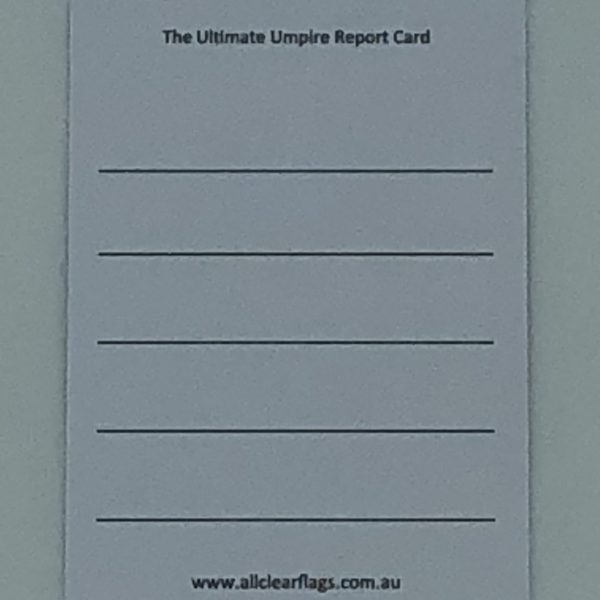 All Clear Flags | Professional AFL Goal Umpire Flags and Accessories